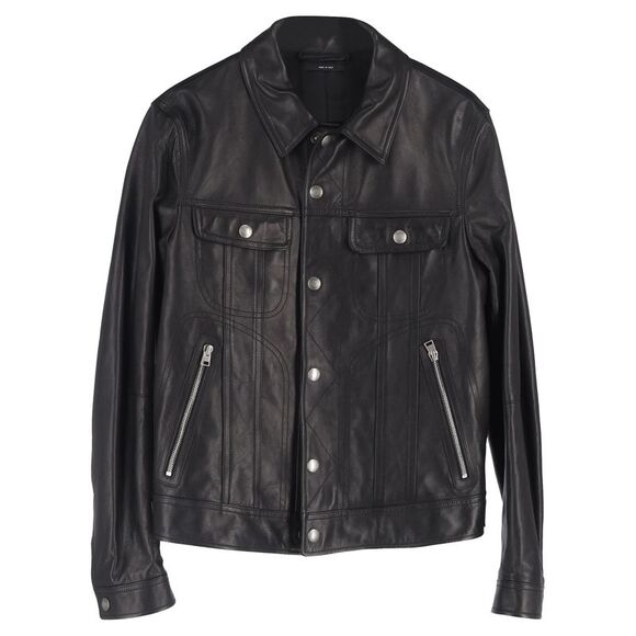Tom Ford | Jackets & Coats | Tom Ford Buttoned Jacket With Pockets In ...